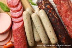 Close Up Of Variety Of Cured Meats - Free Photo (0LGYrb) - Noun Project