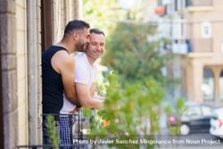 Two Men Being Affectionate On Their Patio Together - Free Photo (0gWdM0 ...