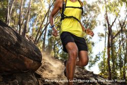 Male Runner Running On Rocky Mountian Trail - Free Photo (43LMrb ...