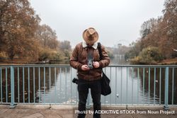 Male tourist with vintage camera near river - Free Photo (0PkJgg ...