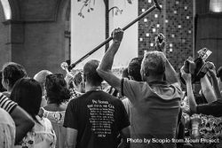 Back View Of Crowd Of People Outdoor In Grayscale - Free Photo (5qB8p4 ...