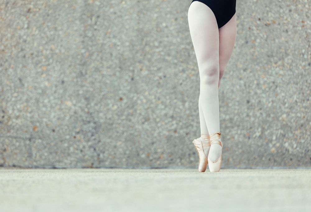 Cropped shot of ballet dancer using pointe technique - Premium Photo ...