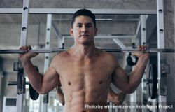 Male bodybuilding with weight on back in rack - Free Photo (4O7ko4 ...