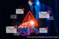 Email Security Warning Notification - Free Photo (5rzYWn) - Noun Project