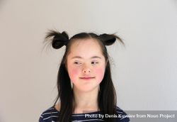 Portrait Of Female Child With A Mischief Expression - Free Photo ...