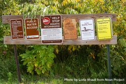 Public water access and loon nesting signs in Itasca County, MN - Free ...