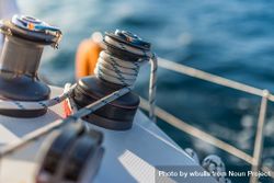 Close Up Of Rope On Spool On Sail Boat - Free Photo (bG6Ne4) - Noun Project