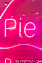 Pie text with neon light signage - Free Photo (0vALpb) - Noun Project