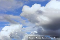 Puffy Cloudscape Background - Free Photo (5l2zYb) - Noun Project